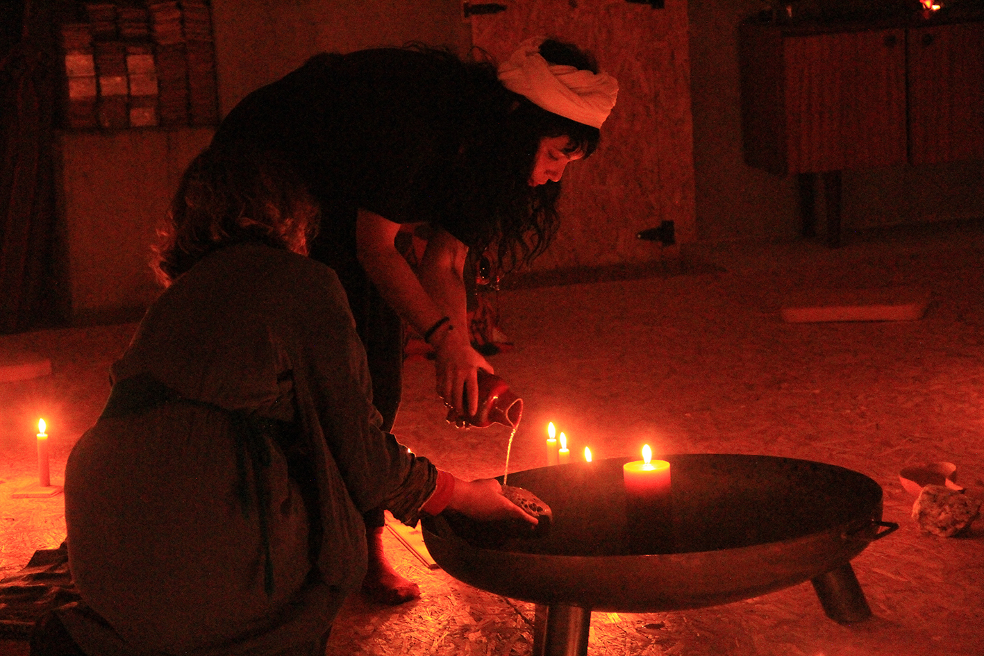 Water Libation Ritual “Breath of Fire” – Nazare Soares